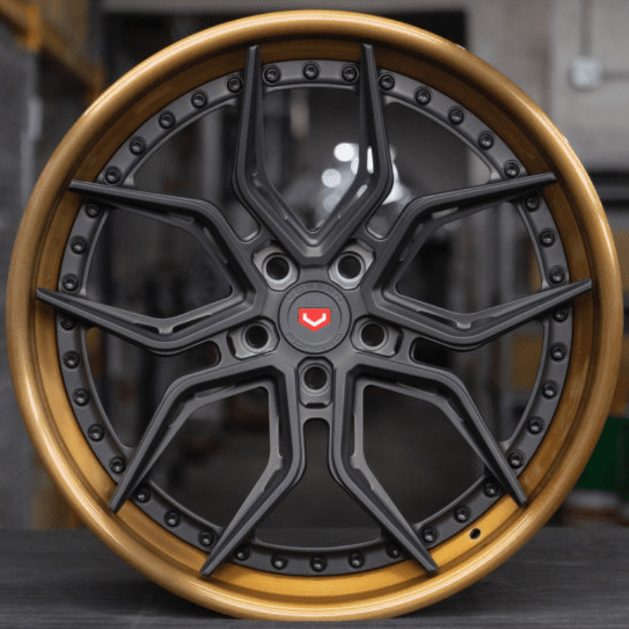 VOSSEN FORGED EVO-3R 3-PIECE MATTE MIDNIGHT SMOKE AND BRICKELL BRONZE