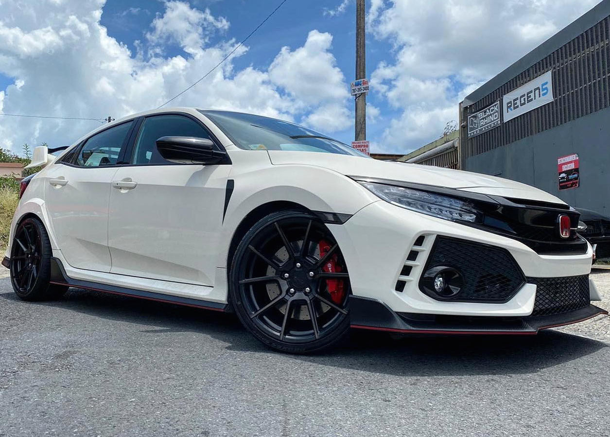 HONDA CIVIC TYPE-R TSW CHRONO MATTE BLACK