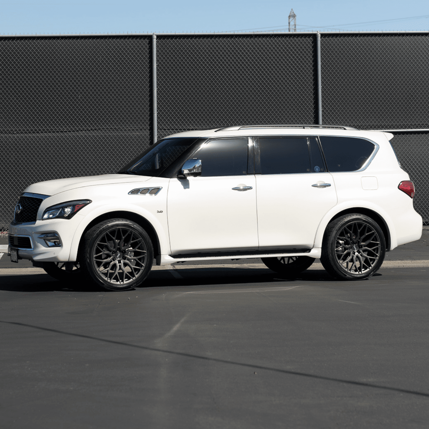 INFINITI QX80 VOSSEN HF6-3 MATTE GUNMETAL
