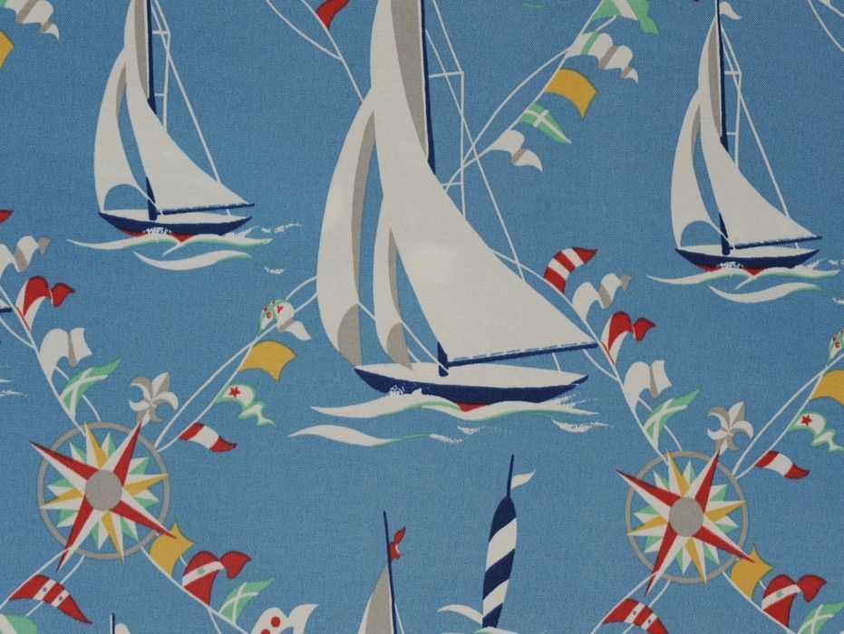 9 Yards Of Set Sail Summer Fabric sold