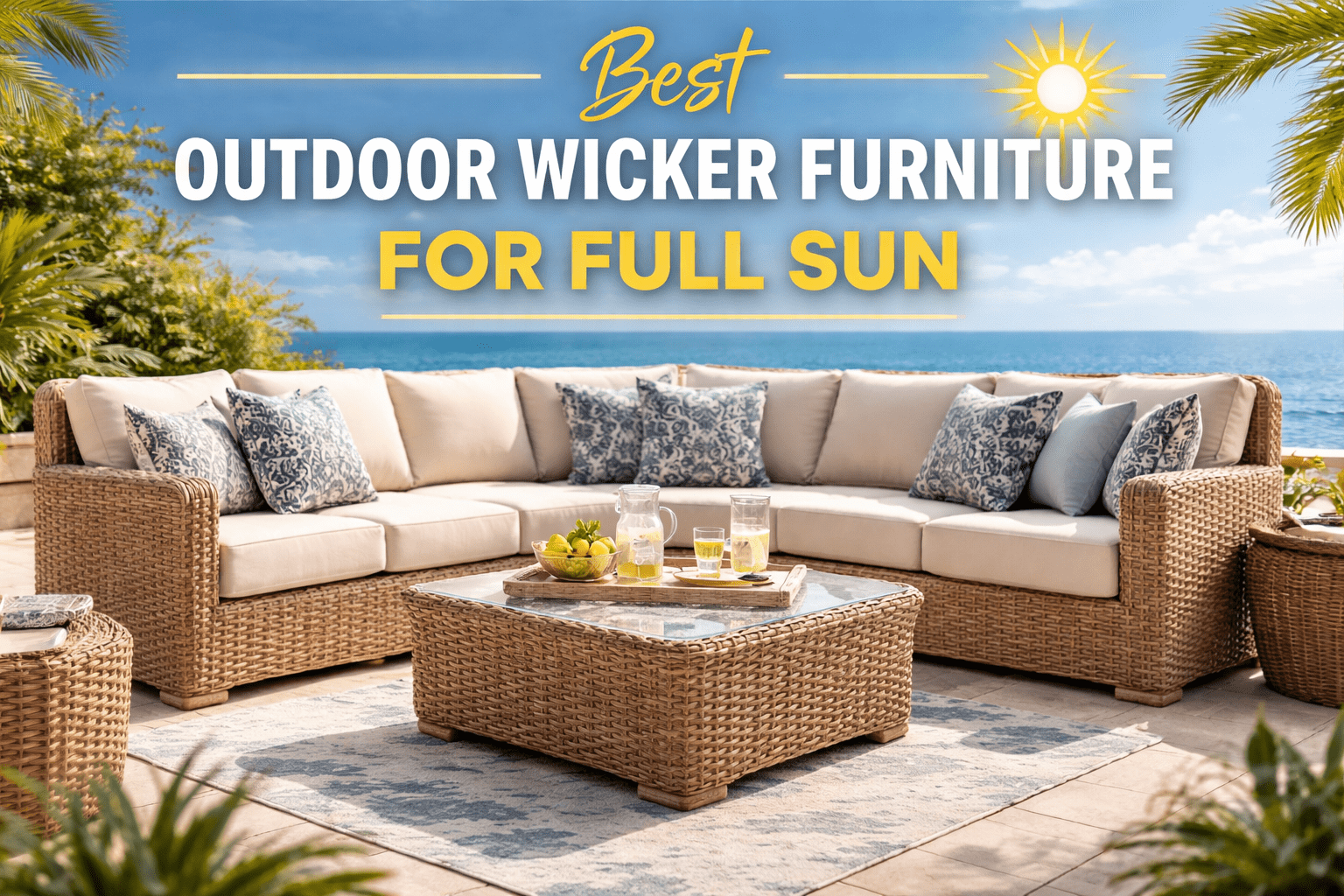 Best Outdoor Wicker Furniture for Full Sun