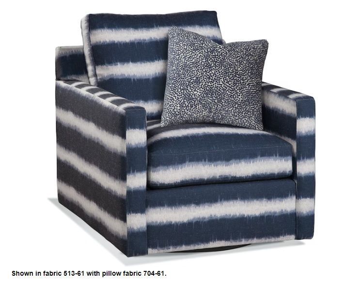 Braxton Culler Bel-Aire Estates Upholstered Swivel Chair