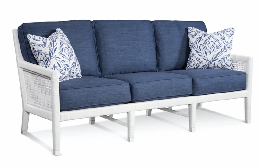 Braxton Culler Pine Isle Rattan Sofa