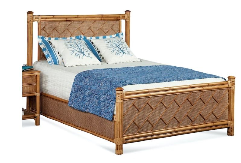 Braxton Culler Rattan Queen Bed Summer Retreat Collection