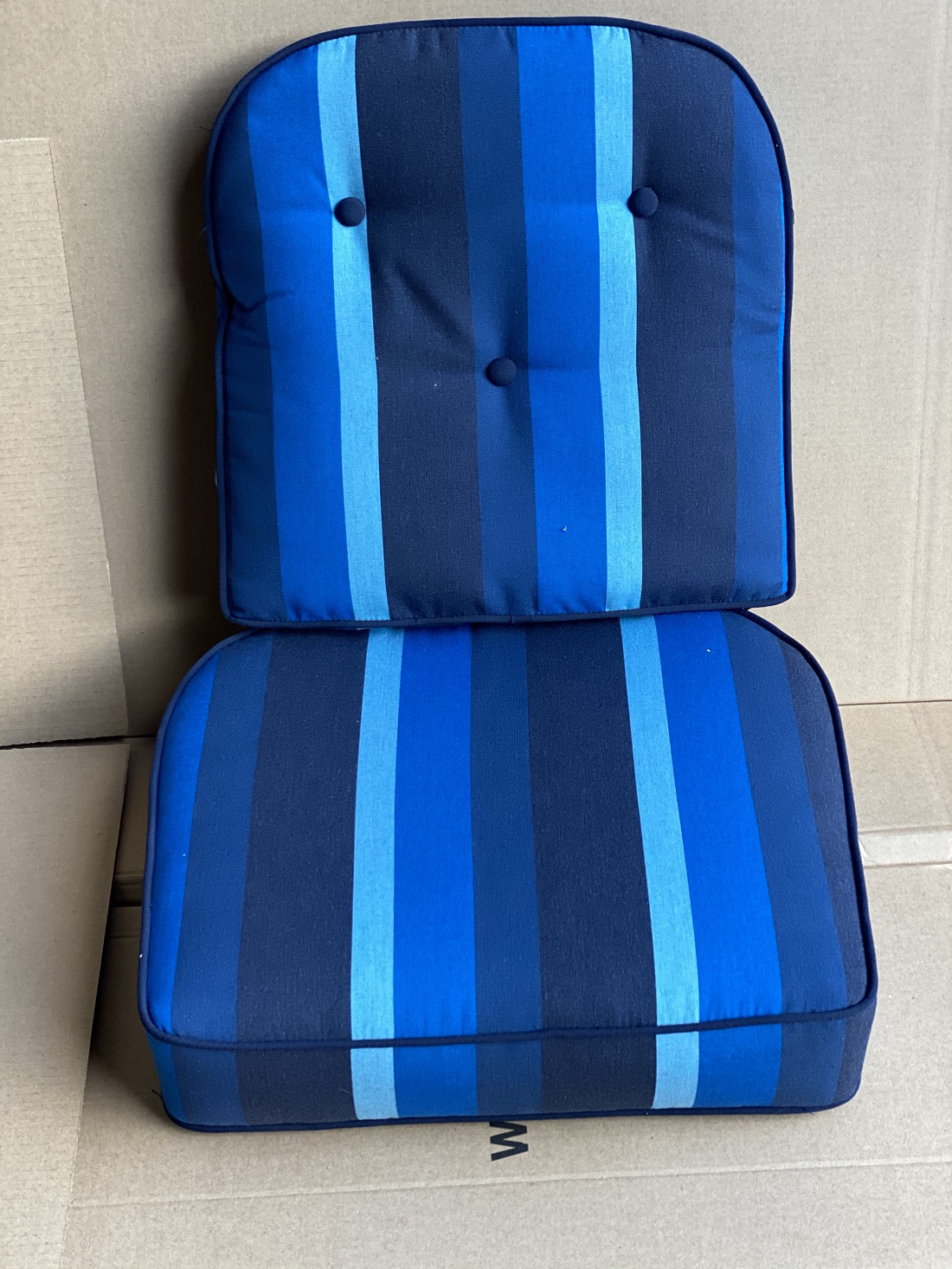 Front Porch Chair/Rocker Cushion-Milano Cobalt Closeout only 1 left...