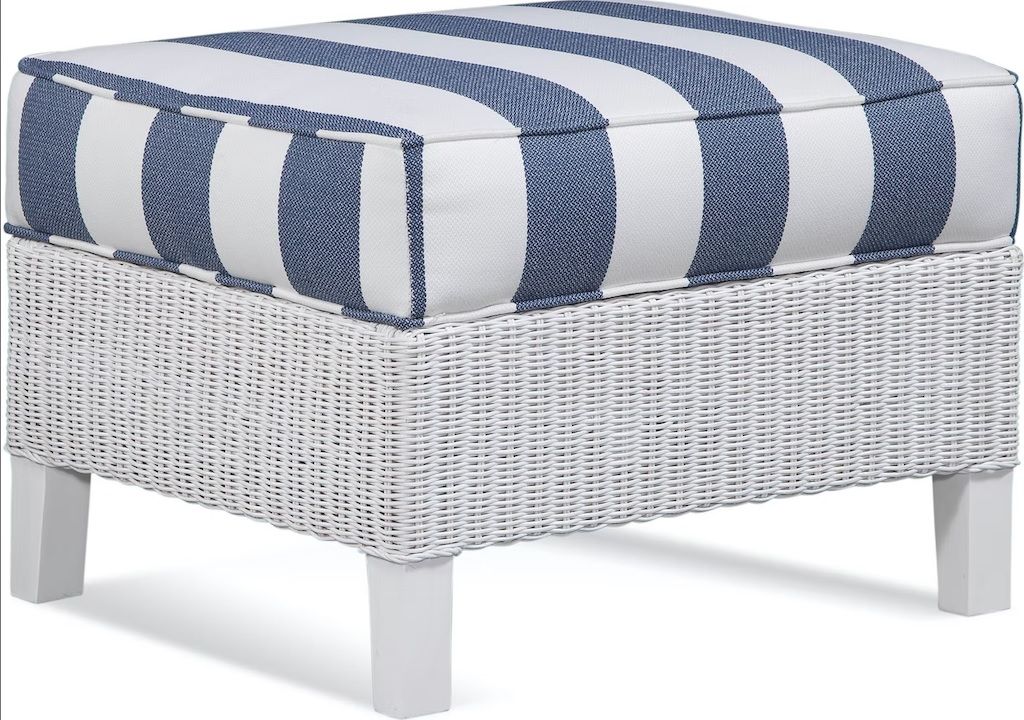 Braxton Culler Gibraltar Wicker Ottoman