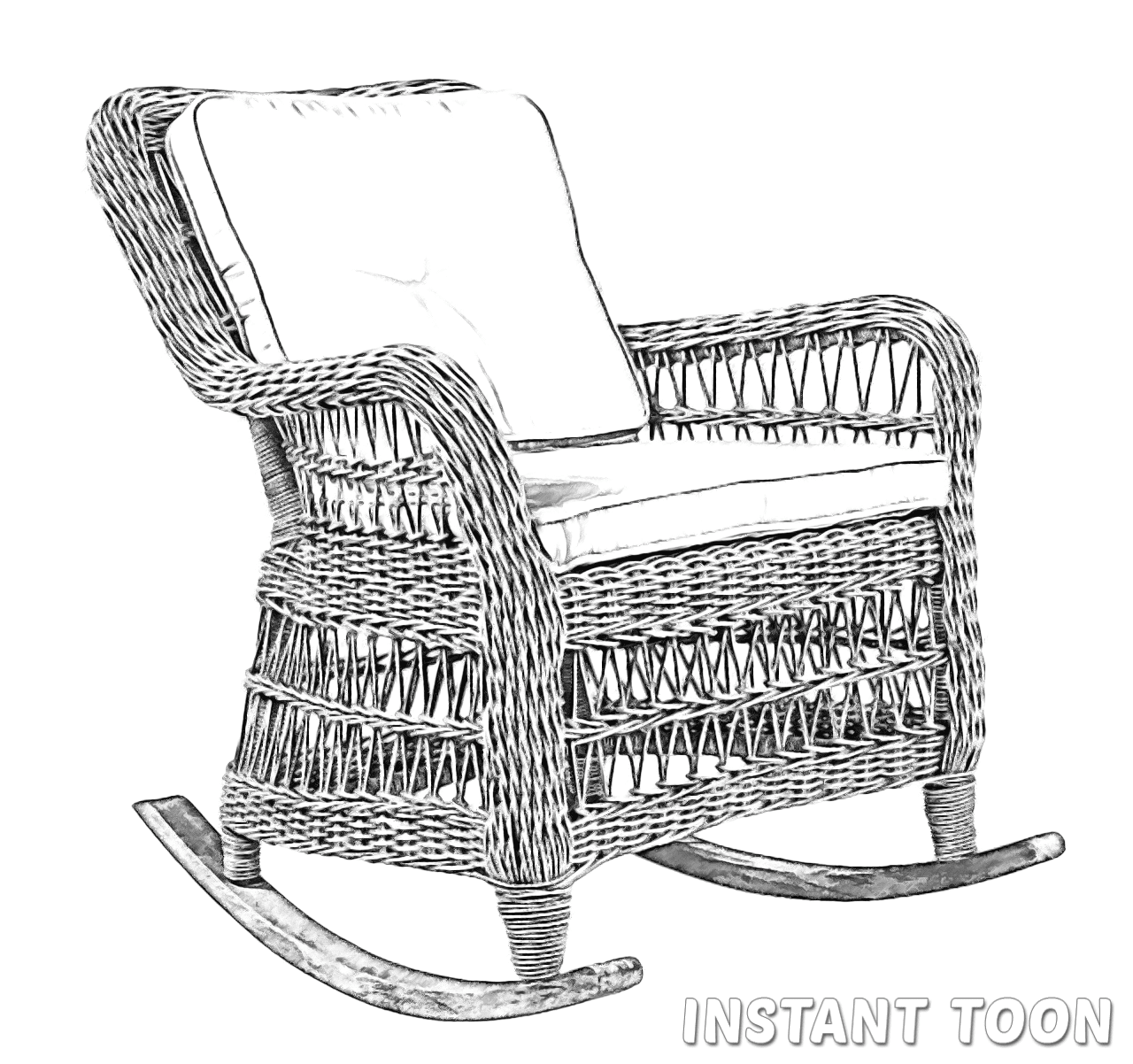 Kingsley Bate South Hampton Porch Rocker Replacement Cushions