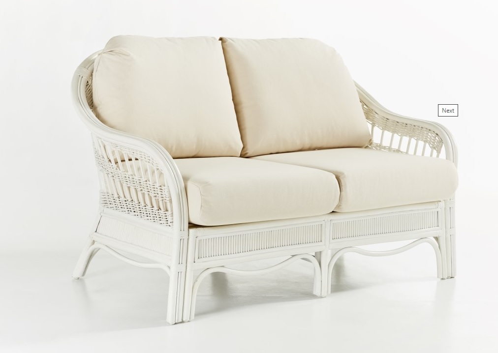 South Seas Rattan Bermuda Loveseat