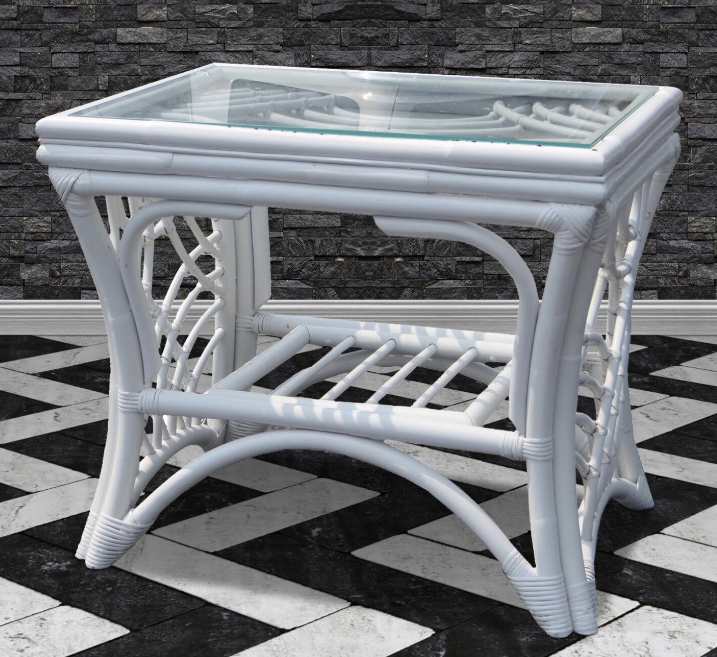 Nassau Rattan End Table