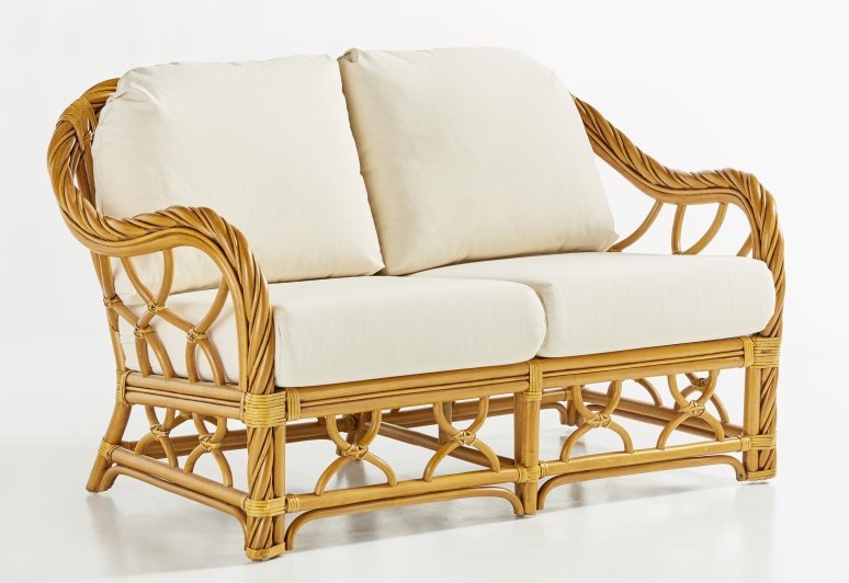 South Seas New Twist Rattan Loveseat