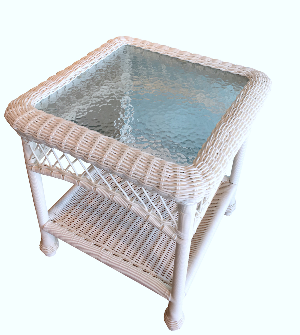 Outdoor Wicker End Table