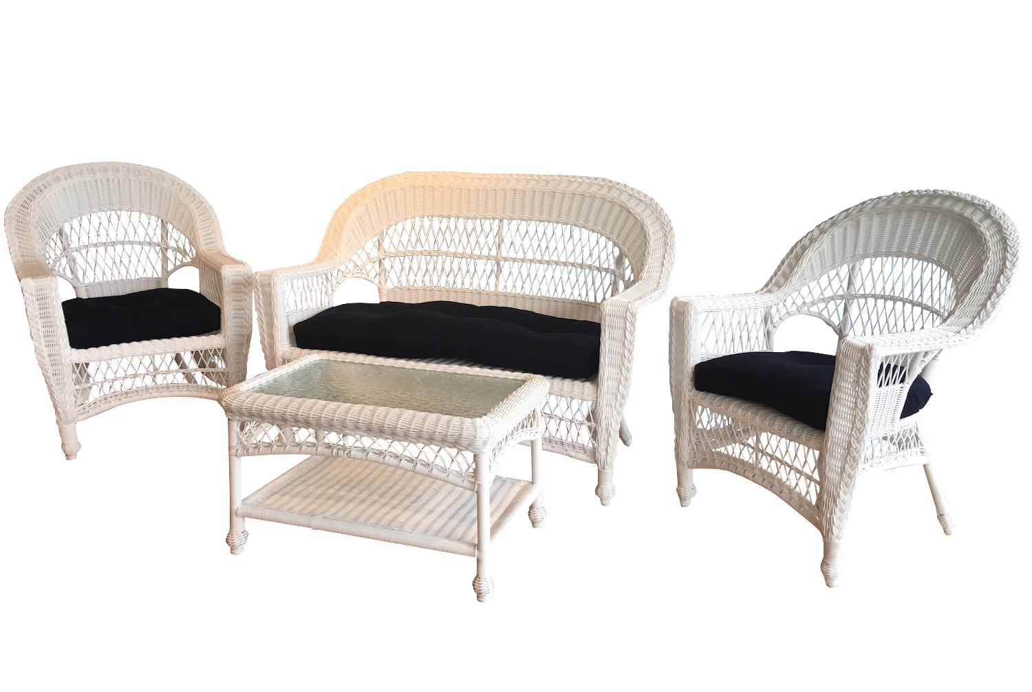 Outdoor Wicker Set - Cape Cod Style