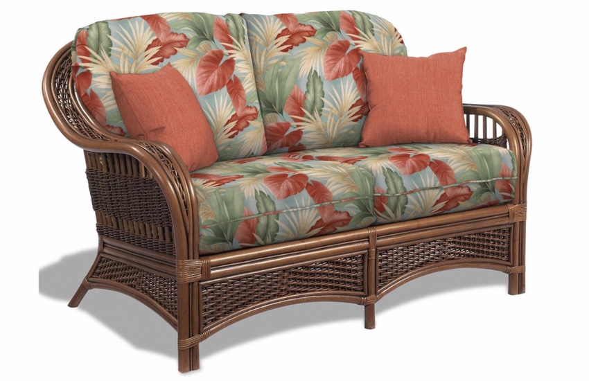 Rattan Loveseat - Tigre Bay | Wicker Paradise