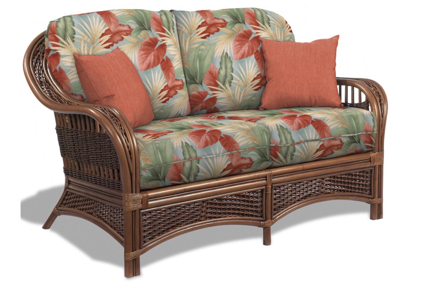 Rattan Loveseat - Tigre Bay | Wicker Paradise