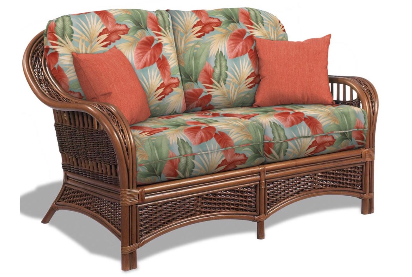 Rattan Loveseat - Tigre Bay | Wicker Paradise