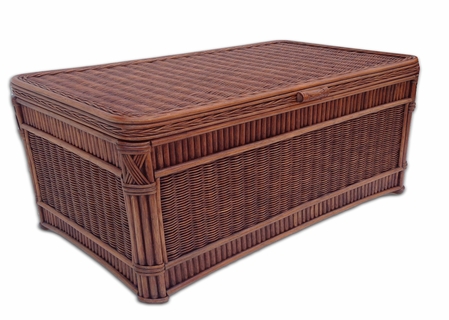 Barbados Rattan Storage Trunk Large