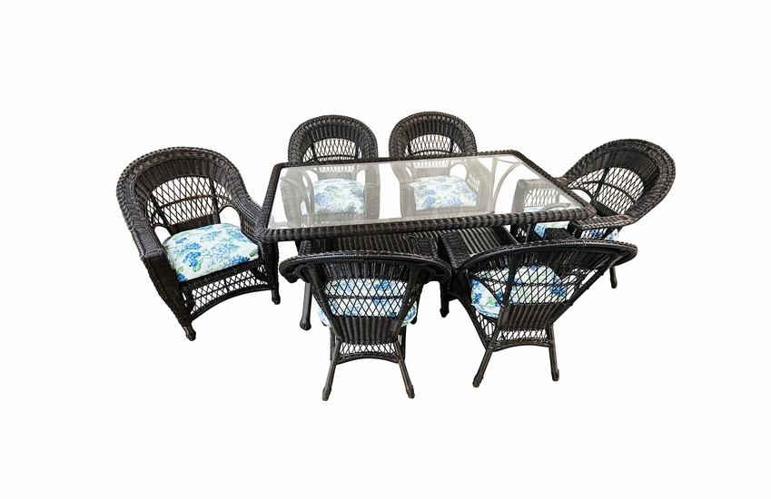 Resin Wicker Dining Set