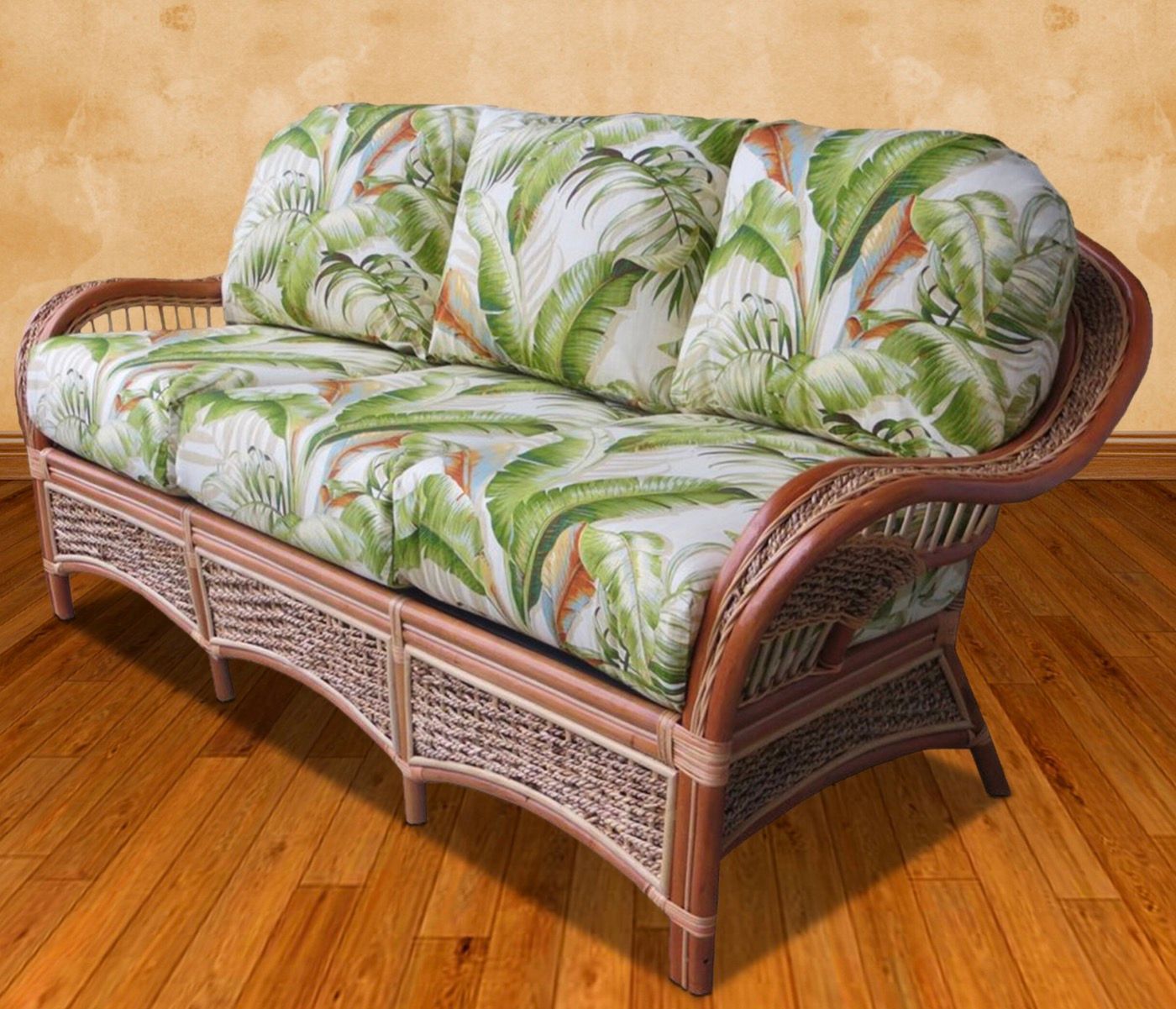 Spice Islands Islander Rattan Sofa (Perfect For Smaller Areas)
