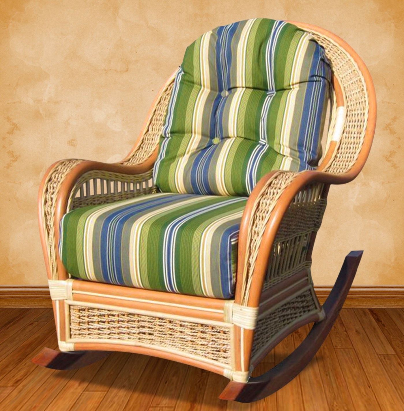 Spice Islands Rattan Rocker