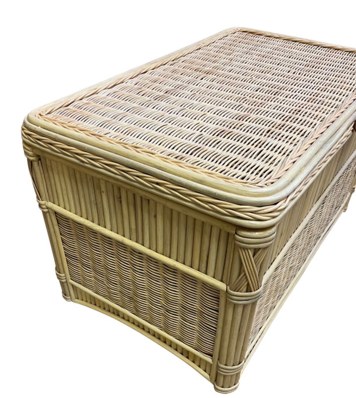 St Thomas Rattan Storage Trunk
