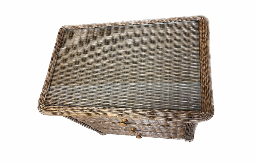 Wicker 3 Drawer Dresser - Elana | Wicker Paradise