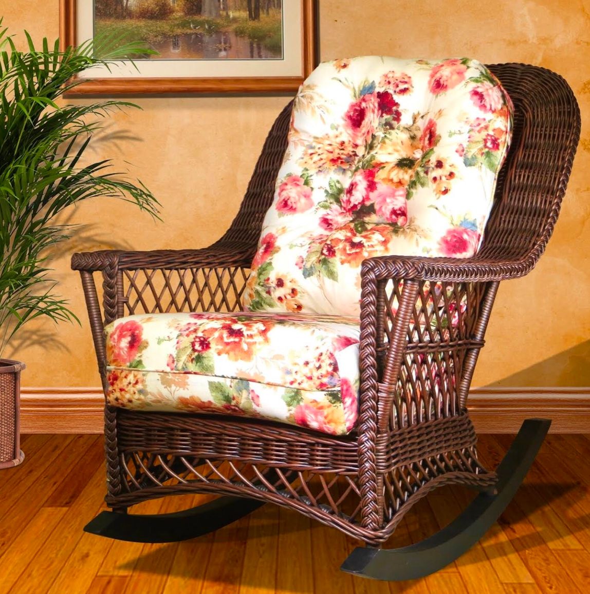 Wicker Rocker - Bar Harbor