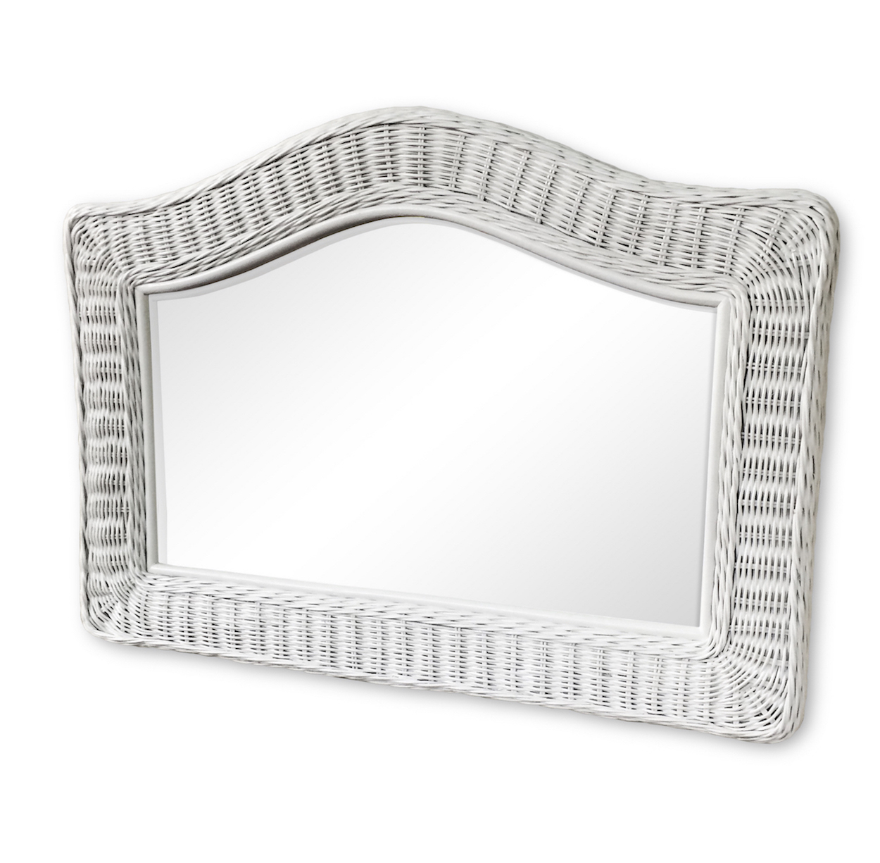 Wide Arched Wicker Mirror | Wicker Paradise