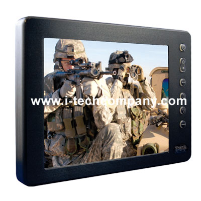Rugged Mil Spec Monitor 10.4" LCD Monitor RGB Input, 800x600, 800nits ...