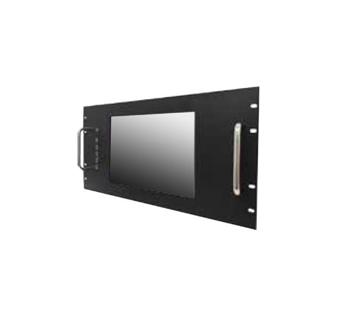 5U Rackmount LCD (3mm Metal Front Bezel) 10.4" LCD Monitor, 1024x768 ...