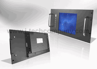 12.1" ERM Series RackMount Touch Screen