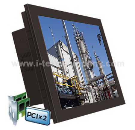 17" Industrial Fanless Touchscreen Panel PC Intel Atom D2550 dual core ...