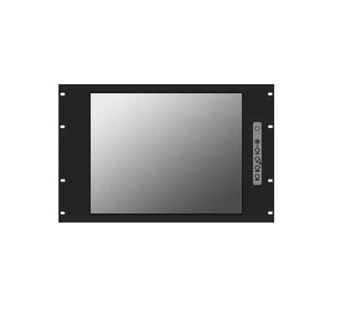 Rack Mount, 17" LCD Monitor, 1280x1024 LED-250nits, AC-IN w/ Built-in ...