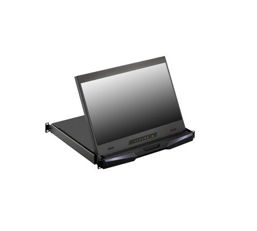 1U 19" Widescreen LCD display drawer with 1440 x 900 250nits, 21" deep ...
