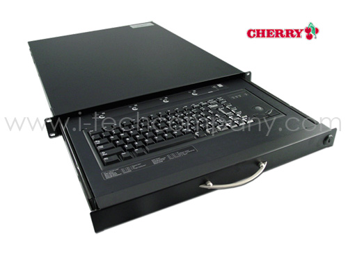 1U Rackmount Keyboard Drawers w/Cherry Trackball (Model: NK1c )
