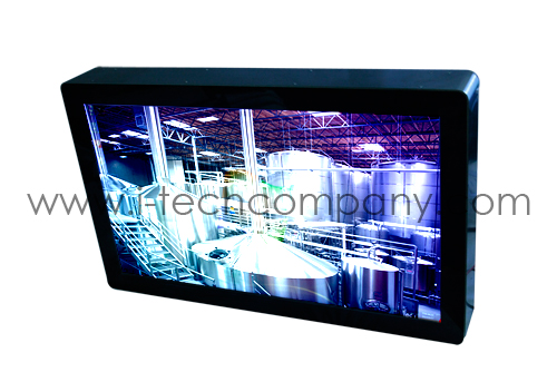 21.5" LCD monitor Rugged Completely Sealed Full IP66/NEMA4X Stainless ...