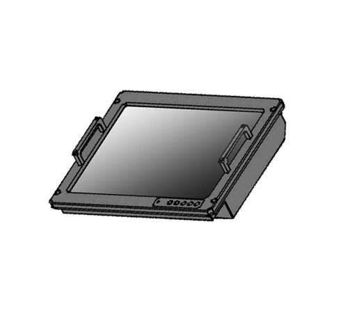 20.1" MIL-Grade Monitor, 1600x1200, 800 cd/m2, Resistive touch, Optical ...
