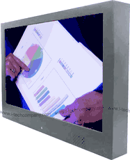 26" Large Industrial Chassis Mount LCD Monitor Integrated with TouchScreen