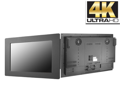IP65 Panel Mount, 42" LCD monitor, 3840x2160, LED-350nits, VGA+DP+HDMI ...