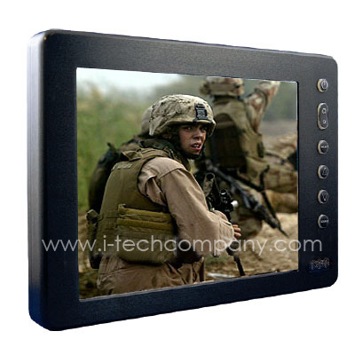 Rugged Mil Spec Monitor 8.4" LCD Monitor (3) Composite Video Input, (1 ...