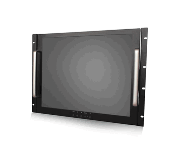 8U Rackmount 19" TFT LCD Rackmount Monitor Flat Panel DVI-D, VGA, Audio ...