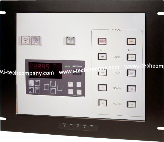 9U 20" Rack Mount LCD Monitor with VGA & Video