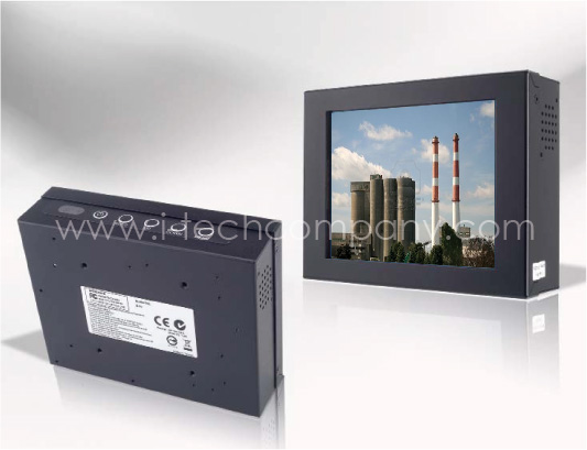 Chassis, 6.5" LCD monitor, 640x480, LED 400 nits, VGA input with IR ...