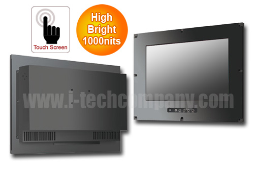 Flush Mount (OSD front) 19" Wide LCD monitor, 1440 x 900, LED 1000 nits ...