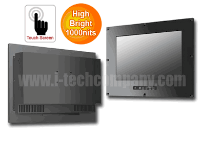 Flush Mount (OSD front) 19" Wide LCD monitor, 1440 x 900, LED 1000 nits ...