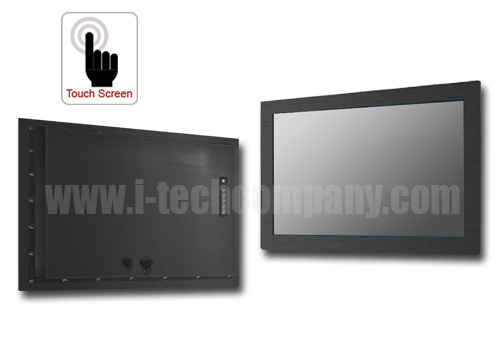 IP66 Panel Mount (OSD rear) 65" LCD monitor, 1920 x 1080, LED-350nits ...
