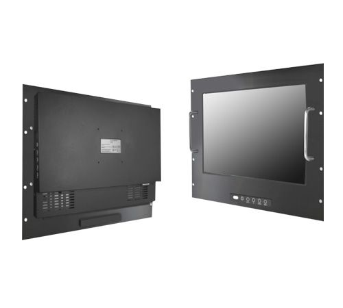 Military Rack Mount, 17.3" LCD monitor, 1920x1080, LED-300nits, VGA ...