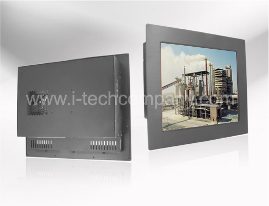 Panel PC IP65 Front, 15" LCD monitor, 1024x768, LED-250 nits, VGA ...