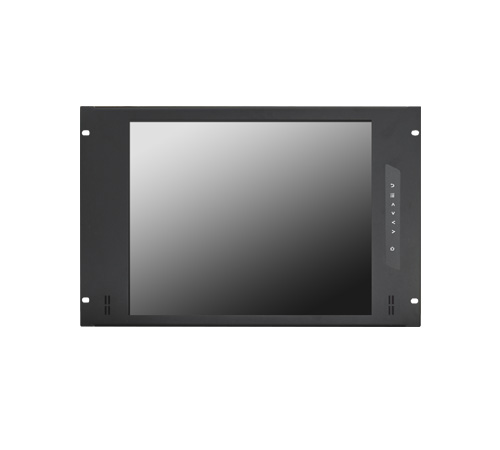 7U 17" TFT LCD Rackmount Monitor Flat Panel 1280x1024, VGA + DVI-D