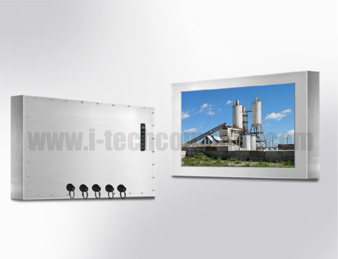 Rugged Completely Sealed Full IP66 Stainless Steel Chassis 65" Wide LCD ...