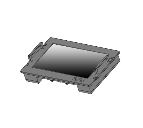 Rugged Rackmount 17.3" 400nits 4K Monitor Rugged Galvanized Steel with ...